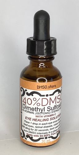 40% DMSO Eye Drops in Saline with Vitamin C - DMSO Store