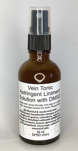 DMSO Vein Tonic Astringent Liniment Solution - DMSO Store