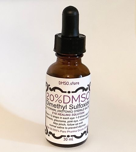 20% DMSO Eye Drops in Saline without C - DMSO Store